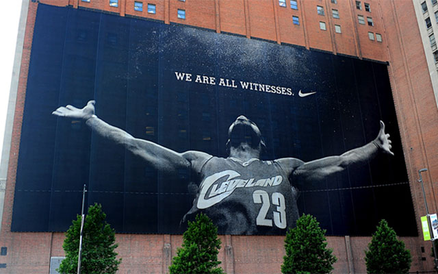 New LeBron James Billboard Across From 'The Q' Being Proposed - Cavs Nation