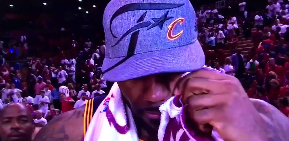 LeBron James immediate reaction after reaching 6th straight Finals LeBron James immediate reaction after reaching 6th straight Finals